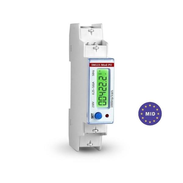 Quality EM115-Mod-PO 120/230V 100A AMR DC Electricity Meter Cards for Smart Energy Monitoring for sale