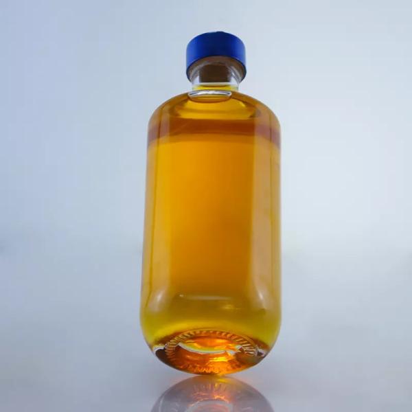 Quality Round Shape Empty Glass Bottle With Screw Cap Decal Surface for 700 ml Vodka for sale