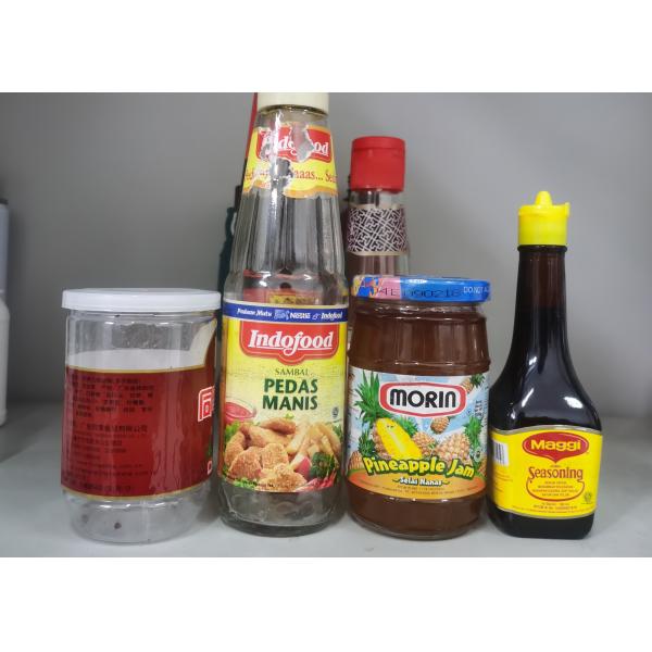 Quality 1000Kg Glass Water Bottle Packing Machine 2000mm Seasoning Sauce for sale