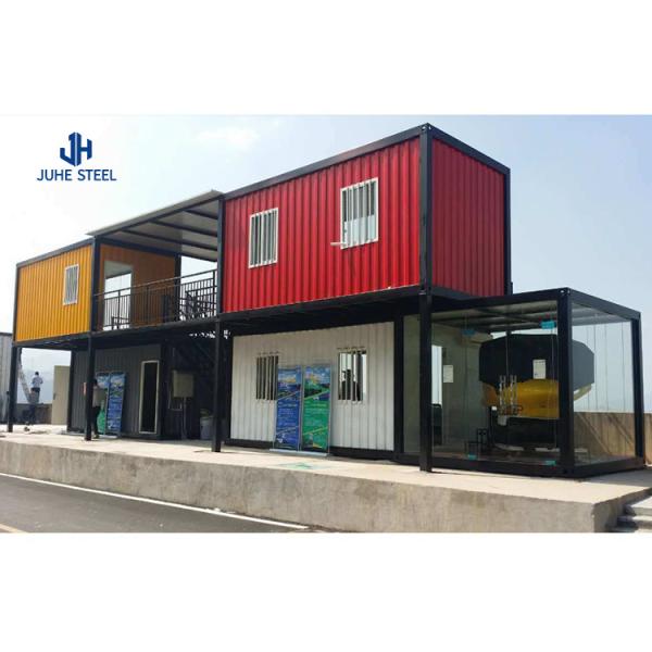 Quality Hotel Flat Pack Container House Prefab 20ft Mobile Foldable Slide Out Steel for sale