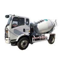 Quality 4000 Liters Concrete Mixer Truck SINOTRUK HOWO Cummins Engine 4×2 Mini Truck for sale