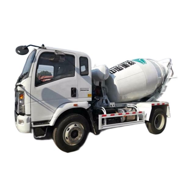 Quality 4000 Liters Concrete Mixer Truck SINOTRUK HOWO Cummins Engine 4×2 Mini Truck Mounted Concrete Mixer for sale