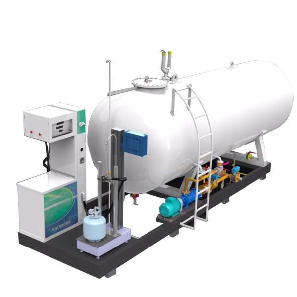 Quality 1000L LPG Gas Filling Station 40cbm , 2.5Mpa Auto LPG Filling Stations for sale