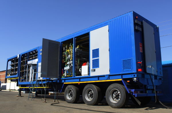 Quality Mobile CNG Filling Station With 15,000 Nm3 Daily Charging Capacity for sale