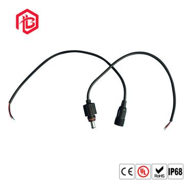 Quality Black White PVC 2 Pin Waterproof DC Connectors for sale