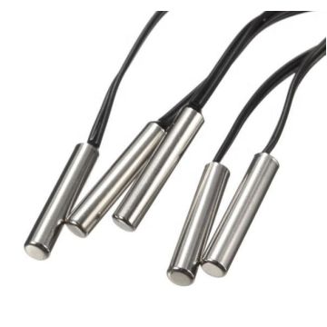 Quality 10k NTC Temperature Sensor 1% Accuracy 3950 Nickel plated head for sale