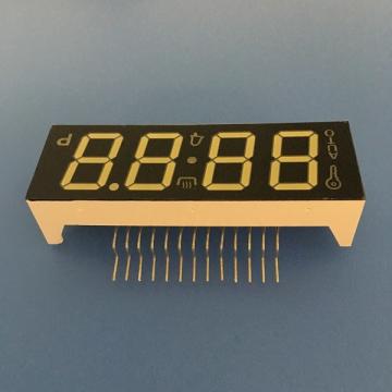 Quality Black Face 4 Digit 7 Segment LED Display Ultra White For Gas Cooker for sale