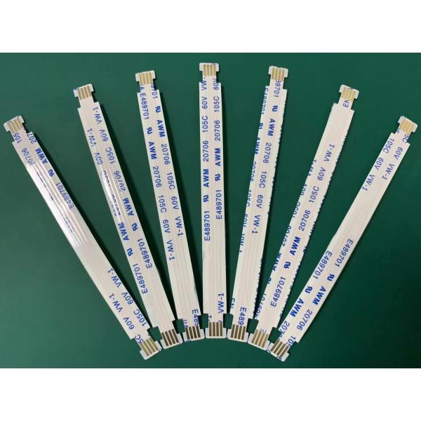 Quality Insulation Material PET Parallel Ribbon Cable 1mm 1.25mm Pitch Custom FFC Cable for sale