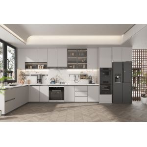 Quality Trendy Easy Clean Island Kitchen Cabinet Unit Set Modular Customized Size for sale