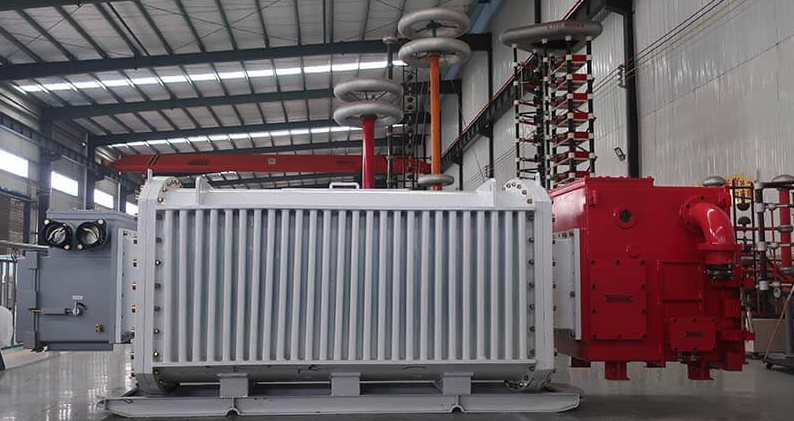 Explosion-proof mining transformer technical diagram and internal components