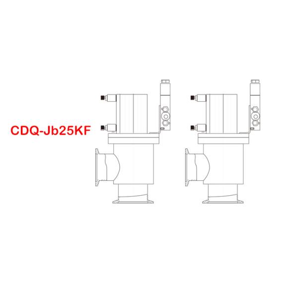 Quality Compact Vat Vacuum Valves DN25 Flange 0.4 ～ 0.7 MPa Air Compression for sale