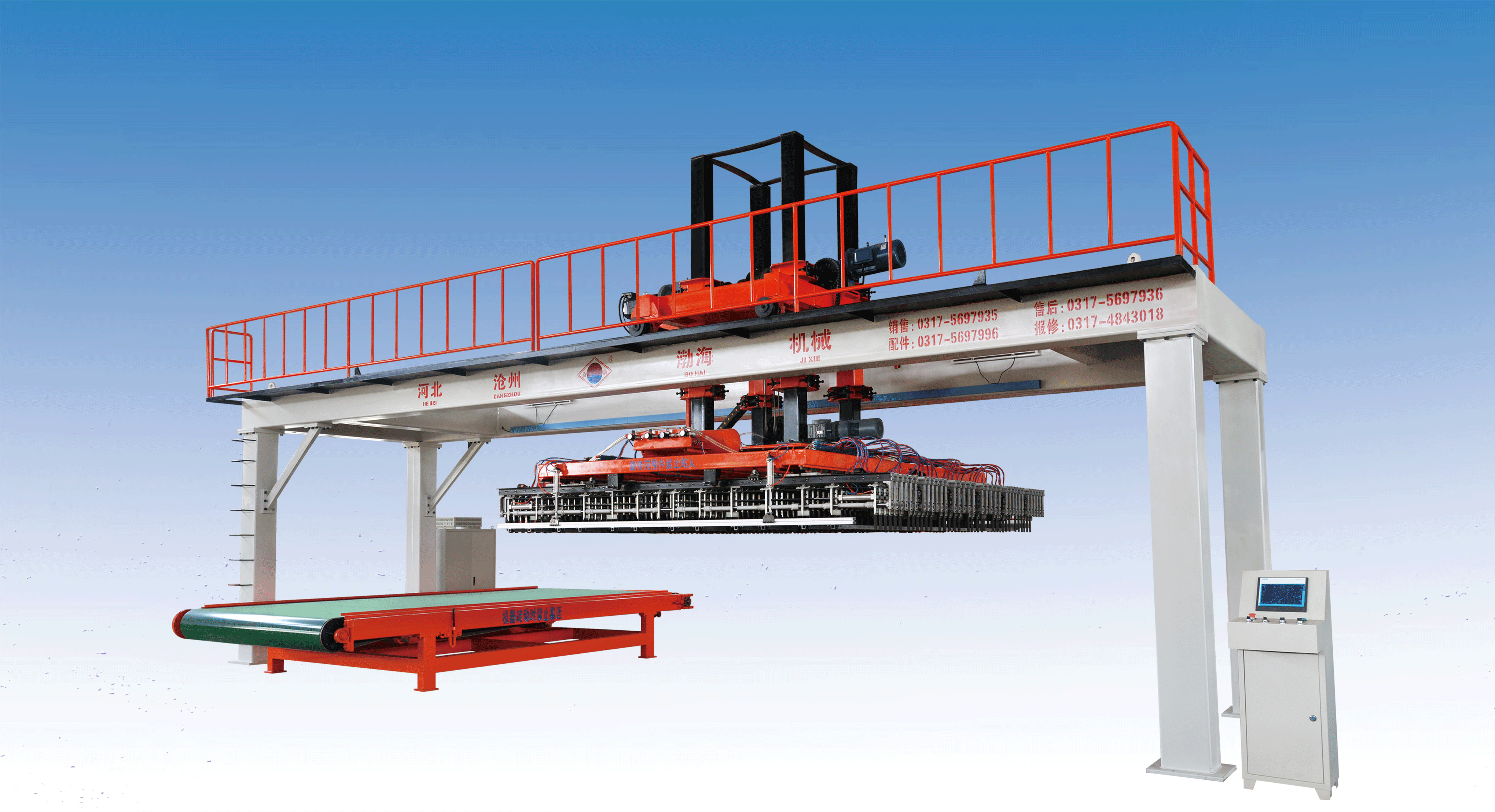 Simple Operation Fully Automatic Brick Stacking Machine from China Factory