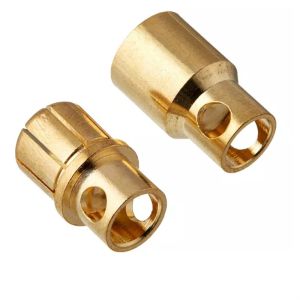 Quality 8MM Lipo Battery Banana Plug Connectors Soldering For RC ESC Motors for sale