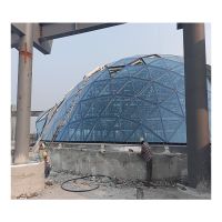 Quality Blue Color Aluminium Curtain Wall Glass Facade Panel for Steel Structure Building Design Solution in Global Market for sale