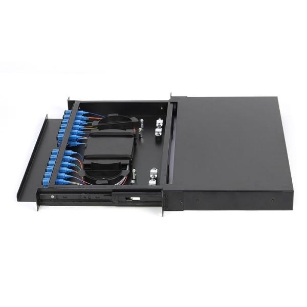 Quality 12 to 144 Ports 19 Inch Rack Mount Slidable ODF With SC LC Interface for sale