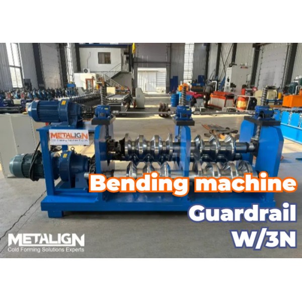Quality Efficient Guardrail Bending Machine / Highway Guardrail Making Machine 90mm for sale