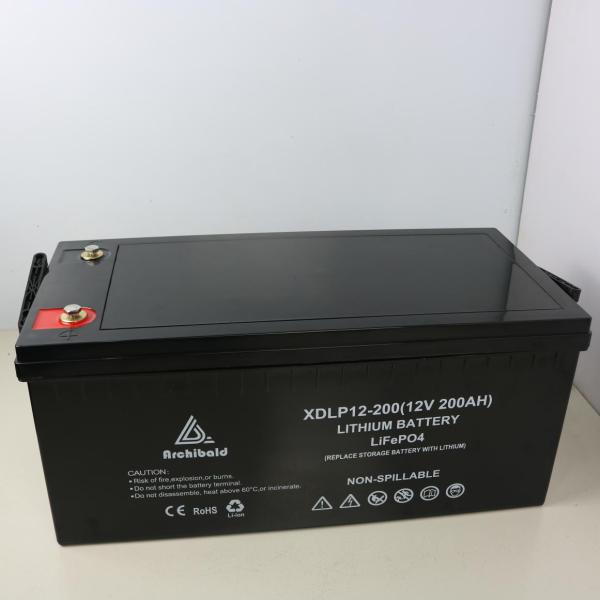 Quality Silk 12V 200Ah LiFePO4 Lithium Battery Smart BMS with LCD Screen Rechargeable Deep Cycle Battery Pack for RV Solar for sale