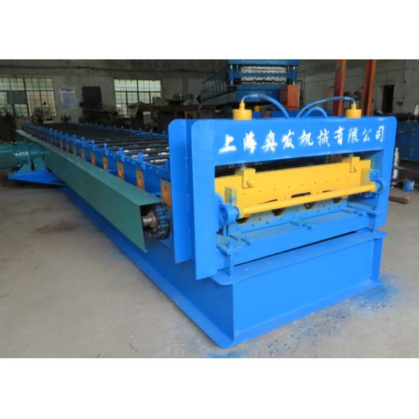 Quality Metal Profile 915 Floor Deck Roll Forming Machine 22kw Power 0.6mm - 1.5mm Thickness for sale