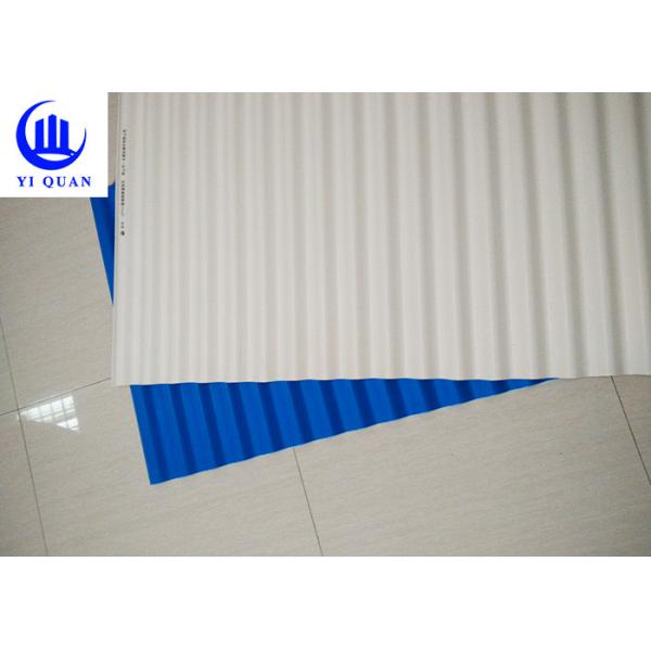 Quality Plastic Corrugated Tinted Plastic Roofing Sheets / Spanish Tile Roof for sale