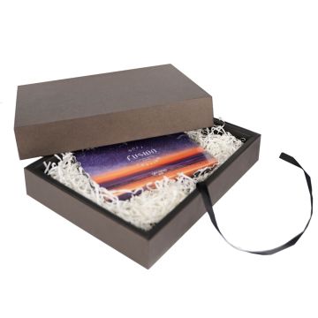 Quality Custom Gift Packaging Box Lid And Base Gift Box Recyclable Cardboard Box for sale