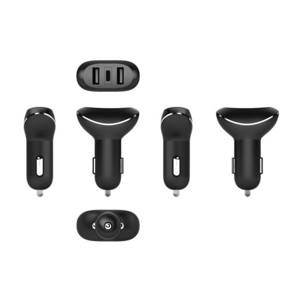 Quality 3 Ports Fast Charging Car Adapter for sale