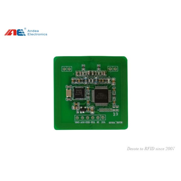 Quality Embedded Mifare NFC Card RFID Reader ISO14443A Protocol 5V Input Power RS232 TTL for sale