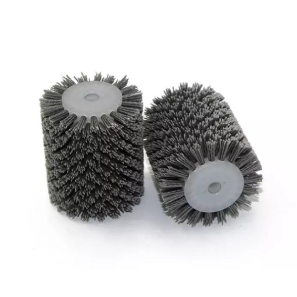 Quality 150mm OD Stainless Steel Cylinder Wire Industrial Roller Brushes 150x32mm for sale