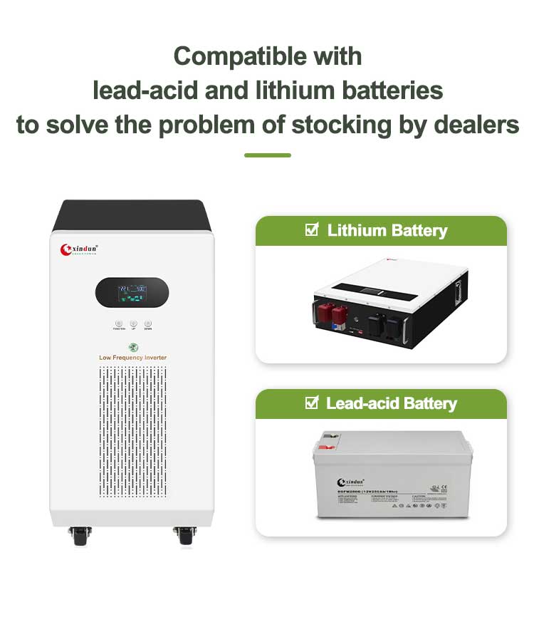 2 phase power inverter can charge the battery