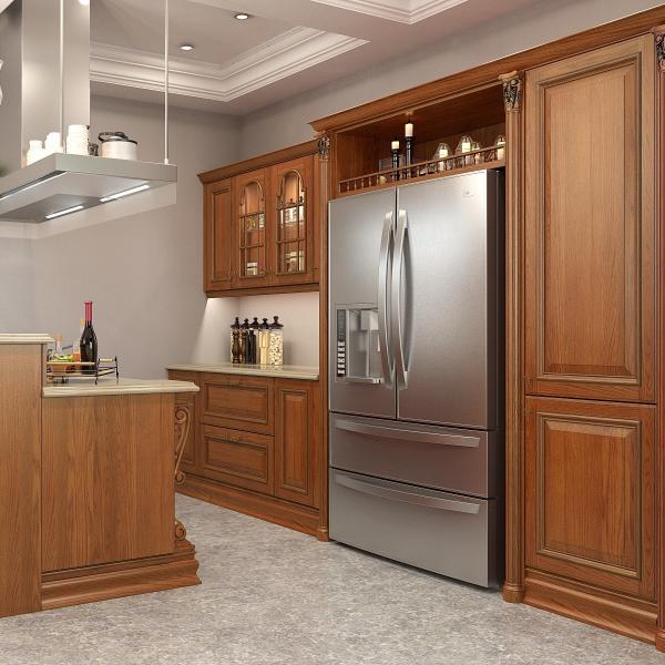 Quality Slab Scandinavian Classical Traditional Shaker Cabinets 10x10 Customizable for sale