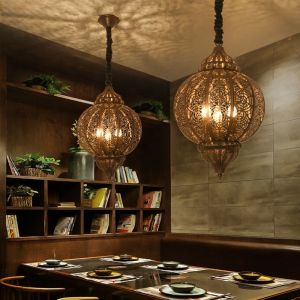 Quality Switch Control LED Vintage Lantern Chandelier Antique Lantern Chandelier for sale