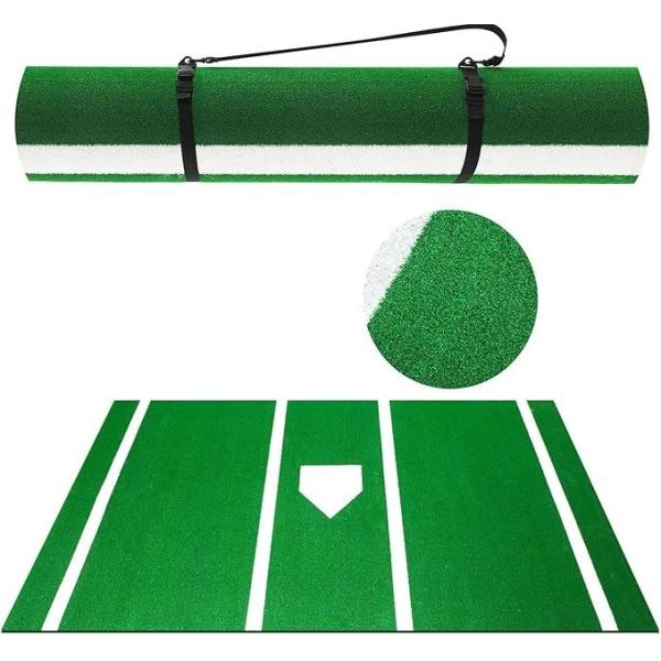 Quality Home Plate Batting Made Better with 5ft*8ft Pro-Model Hitting Mat and Artificial for sale