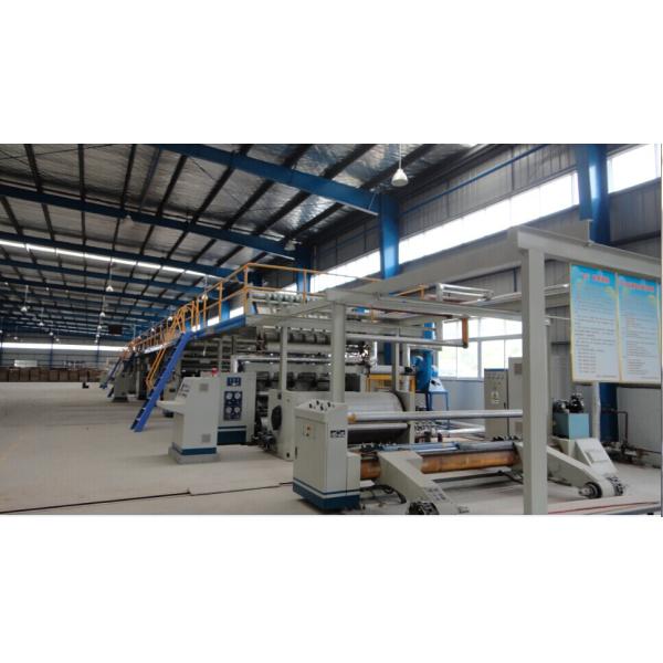 Quality 1800MM 3 Ply Corrugated Cardboard Production Line 100m / Min For Cardboard Making​ for sale