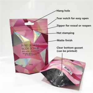 Quality BRC 120mic Spice Packaging Pouch Zip Pouch Bags For Vegetables for sale
