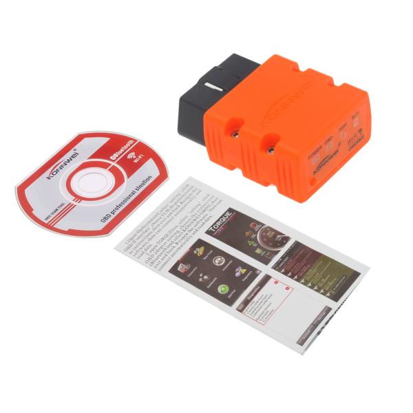 Quality Car Engine Test Konnwei OBD2 Scanner KW902 Free Obd2 Software Elm327 Obd Gps for sale