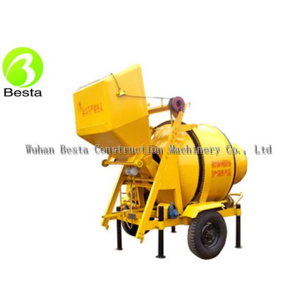 Quality Gear Driving Electric Concrete Mixer , Electric Motor Concrete Mixer for sale