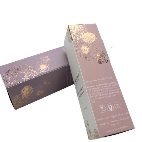 Quality Customized Luxury Stamping Cosmetic Packing Boxes For Spray Eye Serum for sale