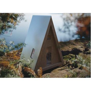 Quality Prefab Light Steel Hotel Unit Space Frame Tiny Building Wooden Cabins For for sale