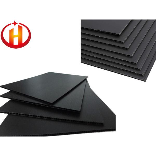 Quality Black Anti Static ESD Corrugated Plastic Sheet Anti Corrosion for sale