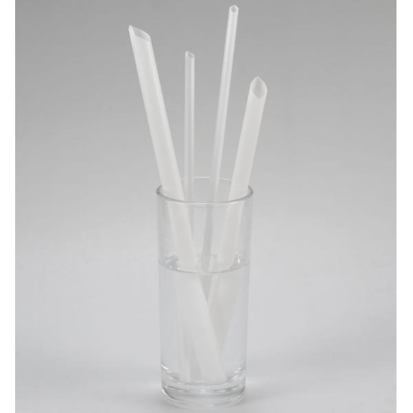 Quality Flexible Boba Rice Disposable Plastic Straw Eco Friendly PLA Transparent for sale