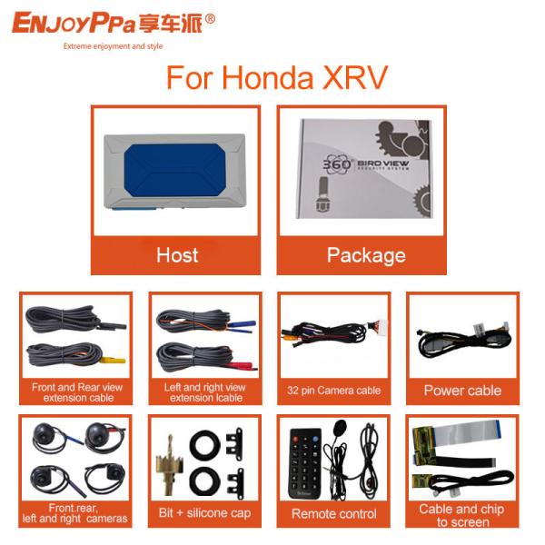 Quality High Safety 360 Car Camera System For Honda XRV with Loop Recording for sale