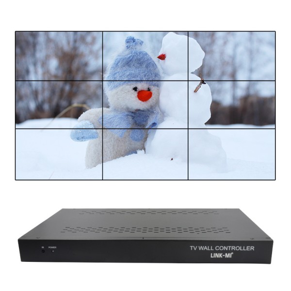 Quality 9 Channels HDMI Video Wall Controller 3X3 Zoom Subtitles Multi Display for sale