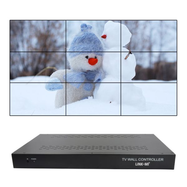 Quality 9 Channels HDMI Video Wall Controller 3X3 Zoom Subtitles Multi Display Controller For Advertising for sale