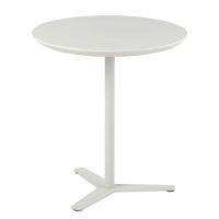 Quality 26.59 inch Height Tomile Coffee Bedside Table White Round Bistro Table for sale