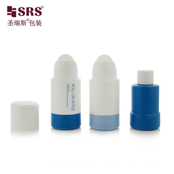 Quality PP PCR Recycled Material Replaceable Style Roller Deodorant Gel Roll On Plastic for sale