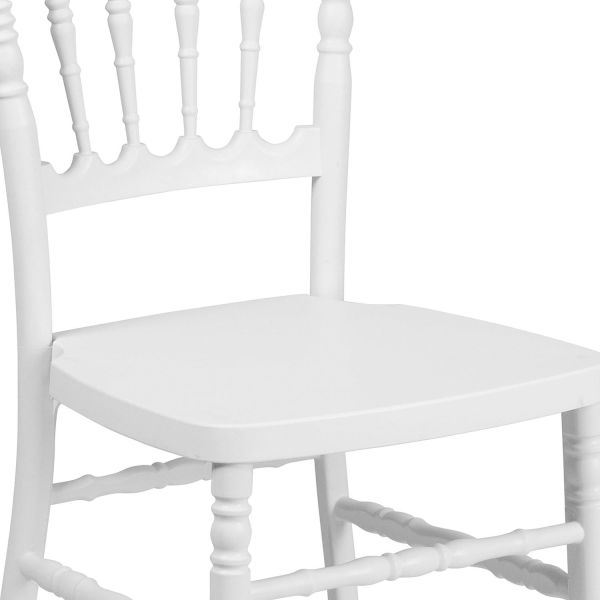 Quality White Chiavari Chairs Wedding Stackable PP Plastic Chiavari Chairs for sale