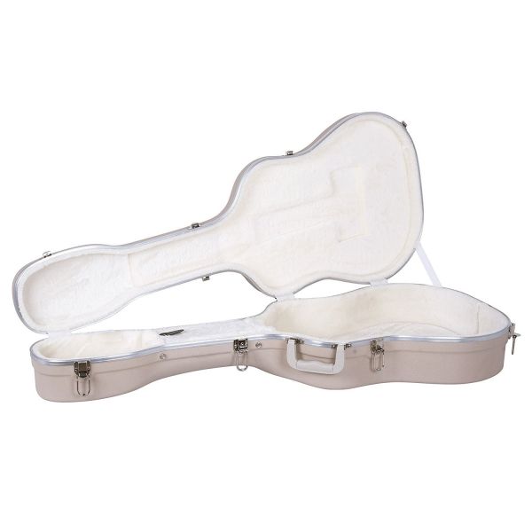 Quality REACH 220 ABS Guitar Rack Case Ivory Classical Guitar Flight Case for sale