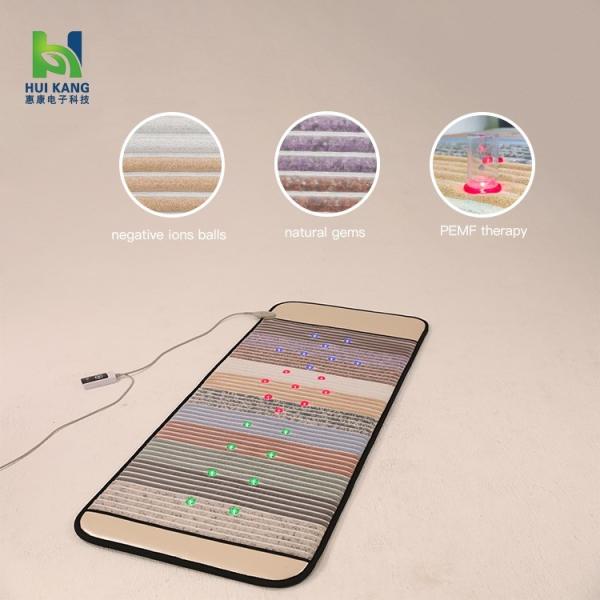 Quality Thermal PEMF Far Infrared Heating Mat Amethyst Crystal with Controller for sale