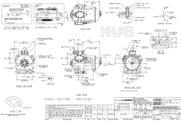 06DR241B carrier R134A refrigerant compressor