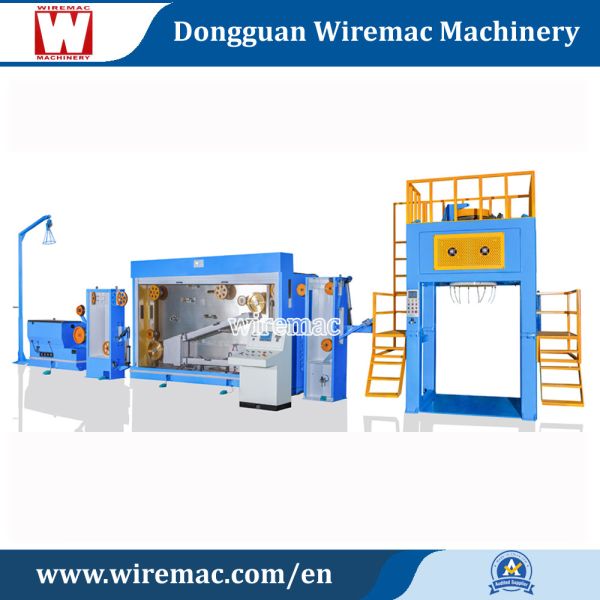 Quality 9 Dies Copper Rod Breakdown Machine Wire Annealing Pneumatic Brake for sale