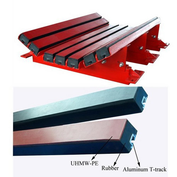 Quality UHMWPE Polyurethane Rubber Slider Impact Roller Bed Wear Resistant Adjustable for sale